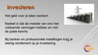 Geld verdienen in 10 minuten per dag, minimale inspanning, maximaal ...