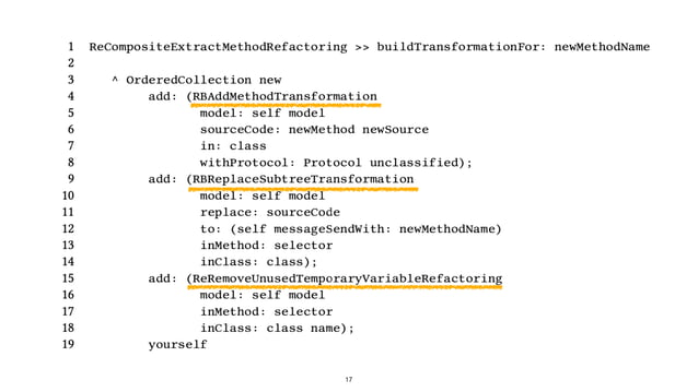Modular And Extensible Extract Method Talk From Esug 2024 Ppt
