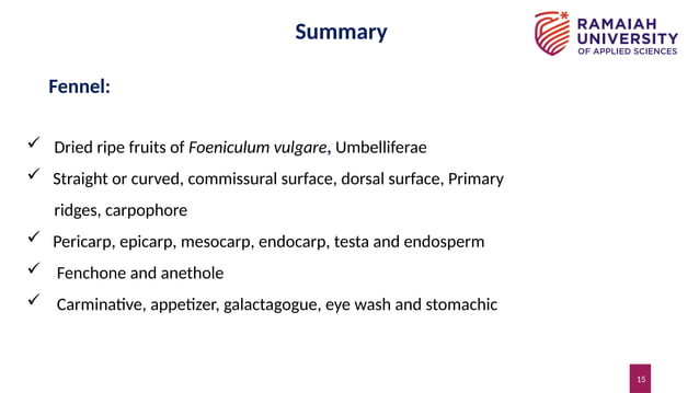 10-morphology and microscopy of Fennel .pptx