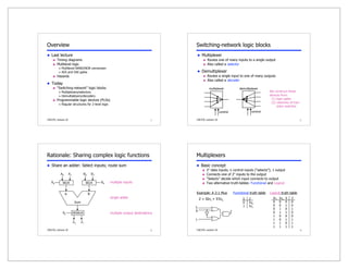 10 multiplexers-de mux | PPT