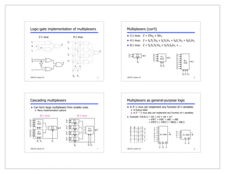 10 multiplexers-de mux | PPT