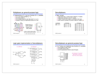 10 multiplexers-de mux | PPT