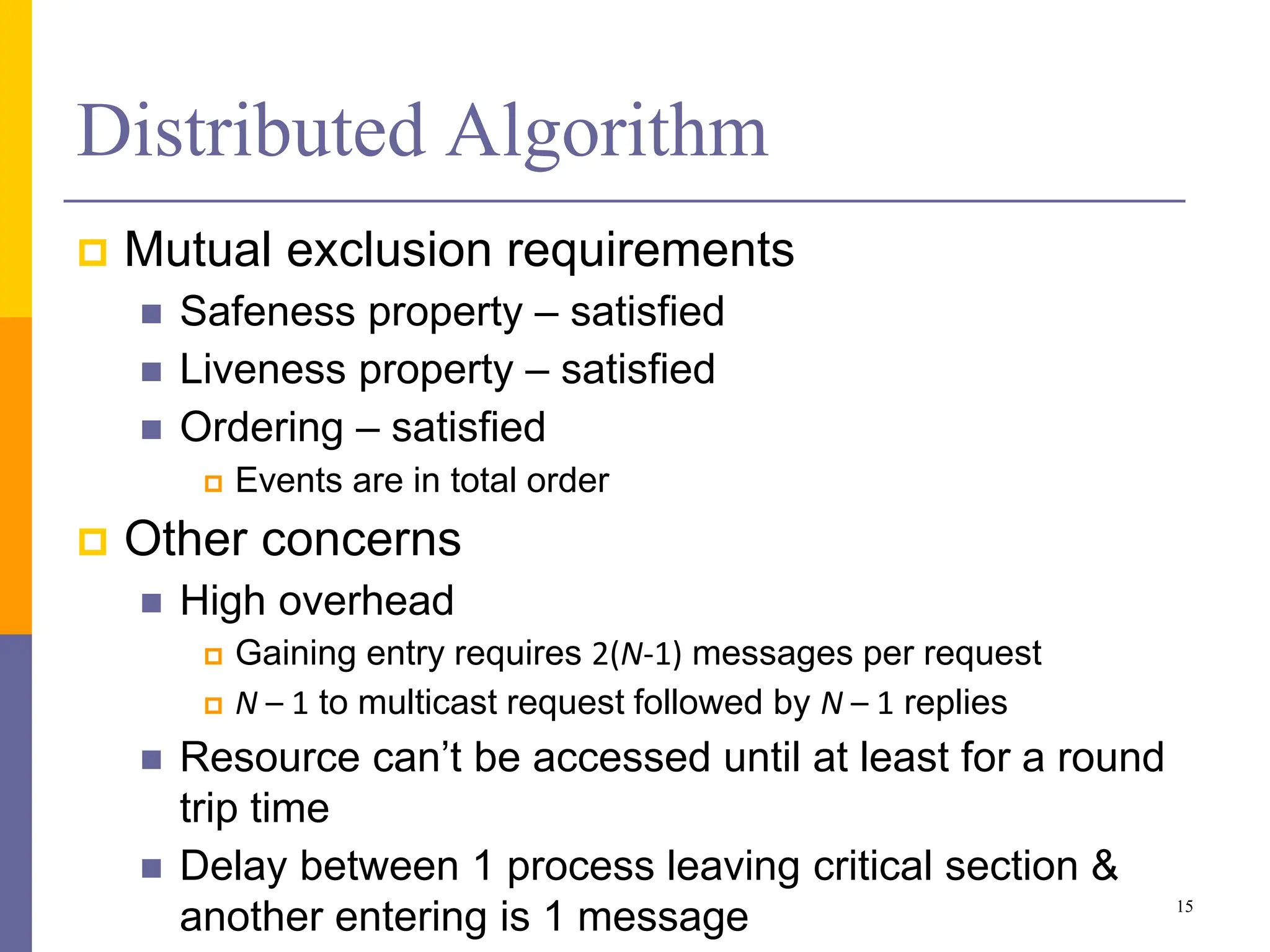 Mutual Exclusion in Distributed Memory Systems | PPTX