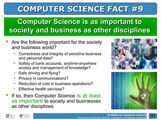 10 Myths for Computer Science | PPT
