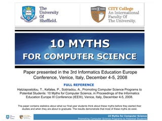 10 Myths for Computer Science | PPT