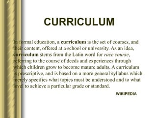 10 national curriculum 2006 by robeela shabir | PPT