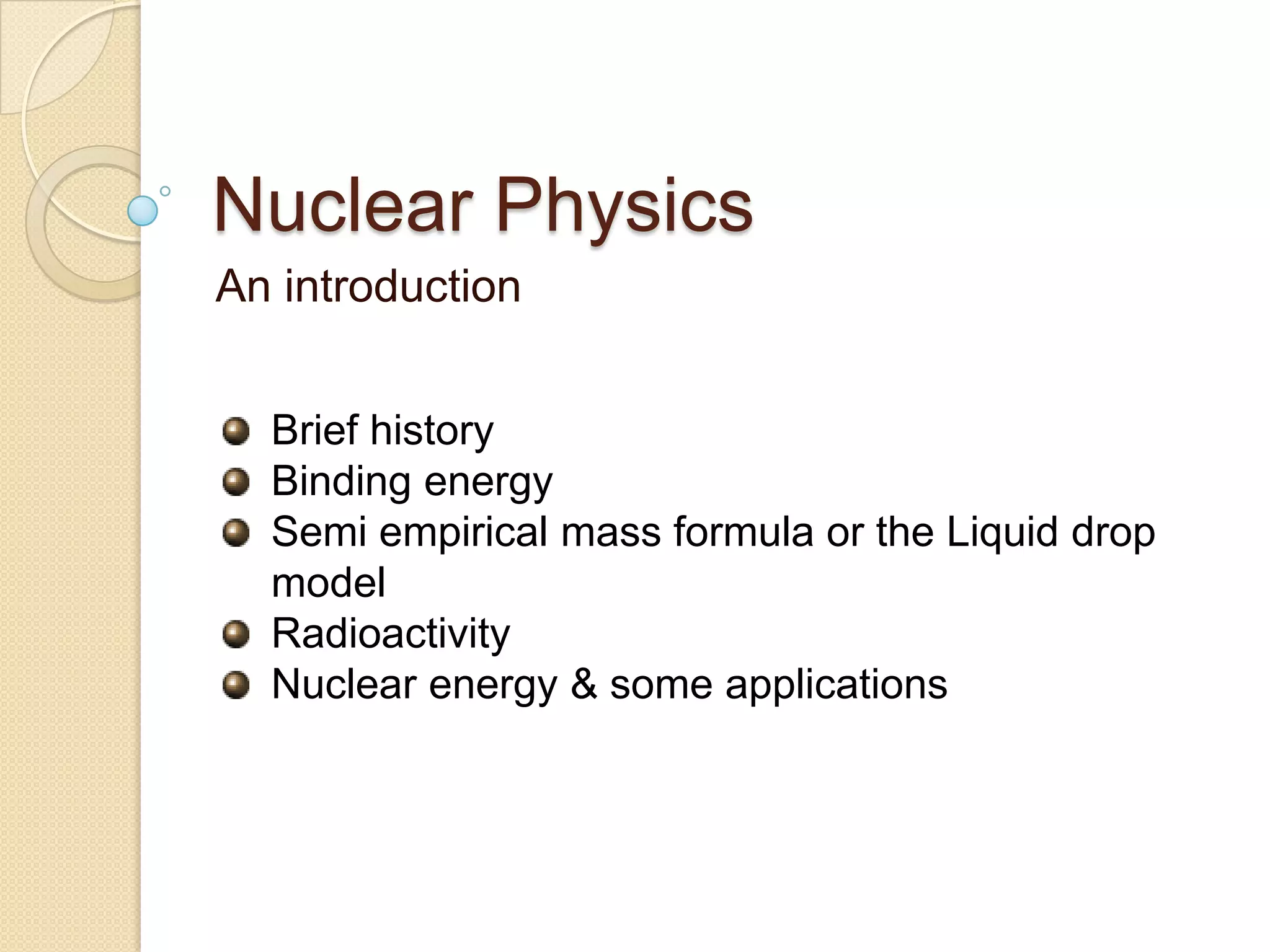 nuclear physics | PPTX