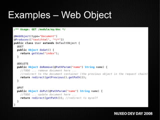 Nuxeo WebEngine: a practical introduction | PPT