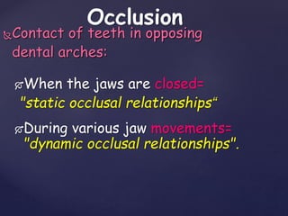 Occlusion | PPTX