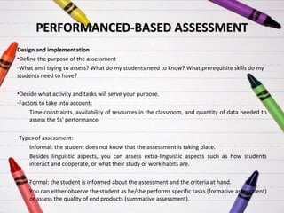 Performance-based assessment | PPT