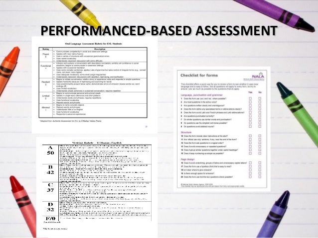 Performance-based assessment