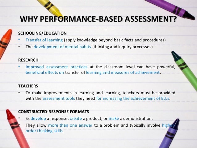 Performance based Assessment performance-based-assessment