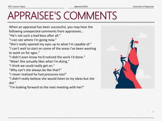 Outcomes of Appraisal | PPTX