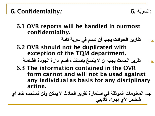 10 ovr reporting handbook | PPT