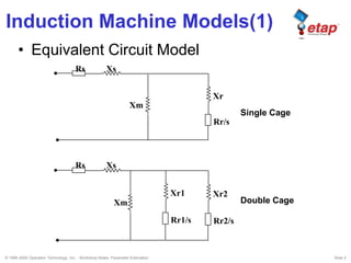 ETAP - parameter estimation | PDF