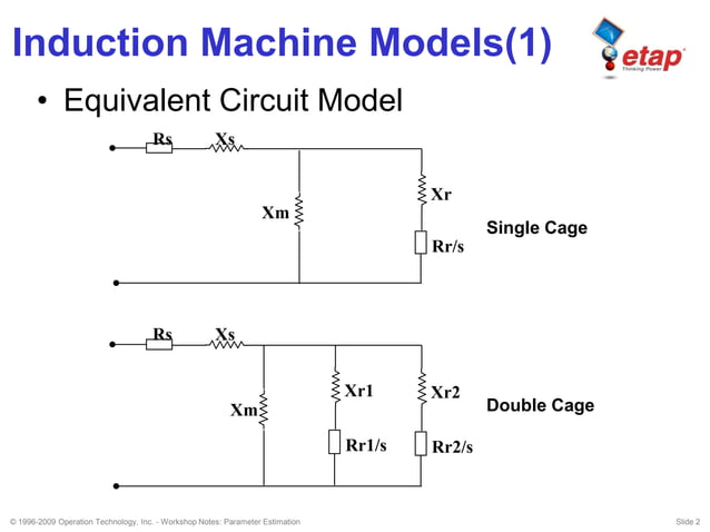 ETAP - parameter estimation | PDF