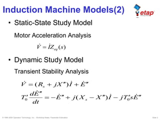 ETAP - parameter estimation | PDF