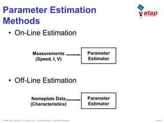 ETAP - parameter estimation | PDF
