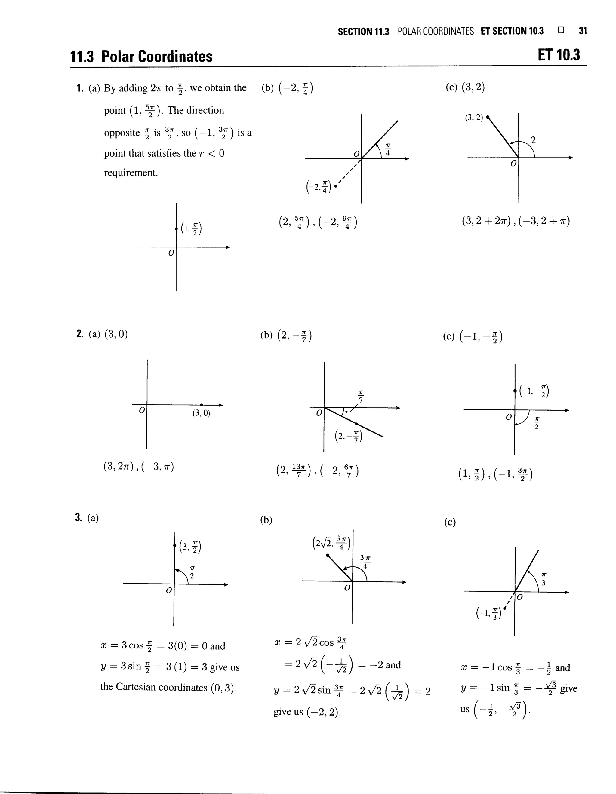 10 Parametric Equations 26 Polar Coordinates Pdf