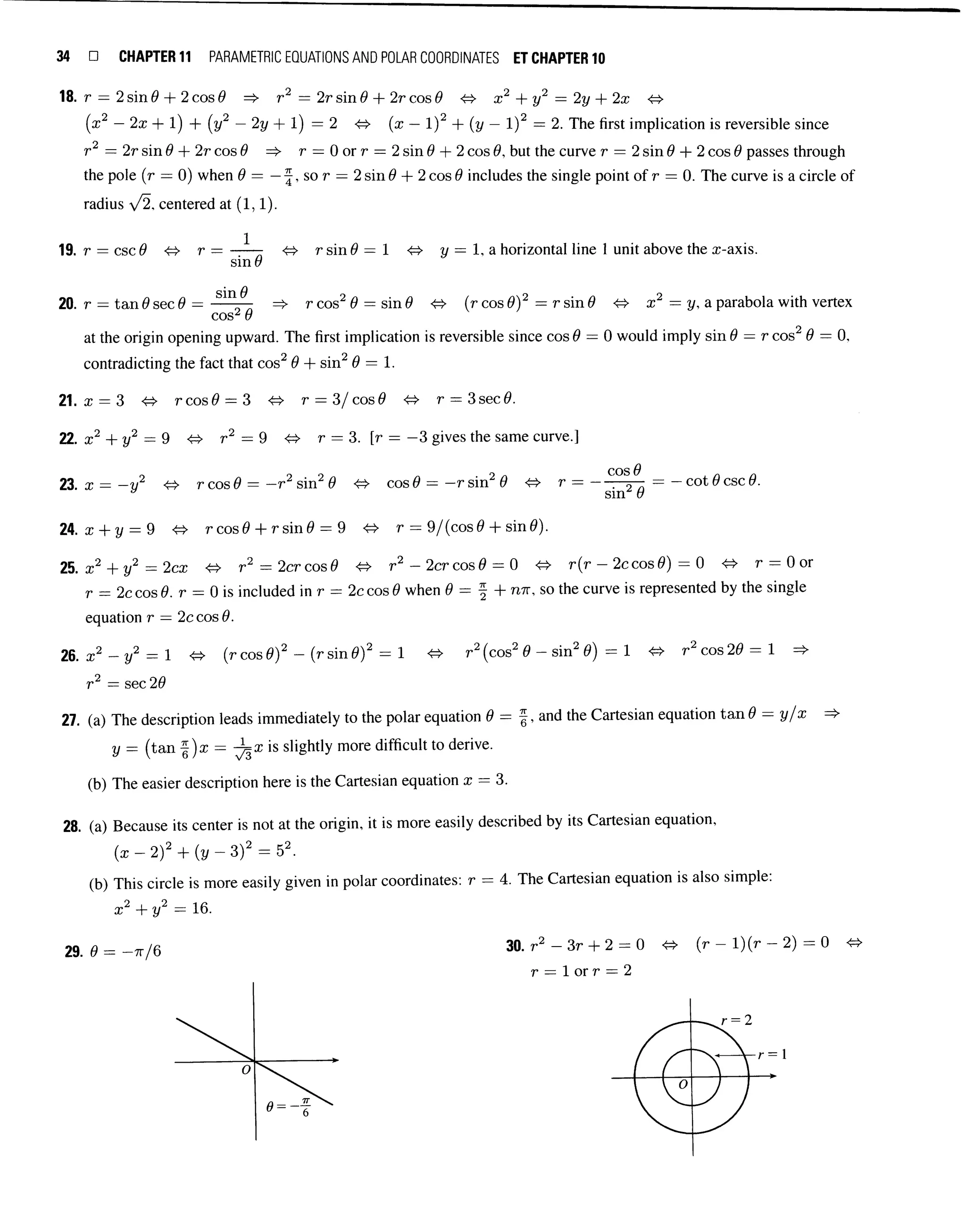 10 parametric equations %26 polar coordinates | PDF
