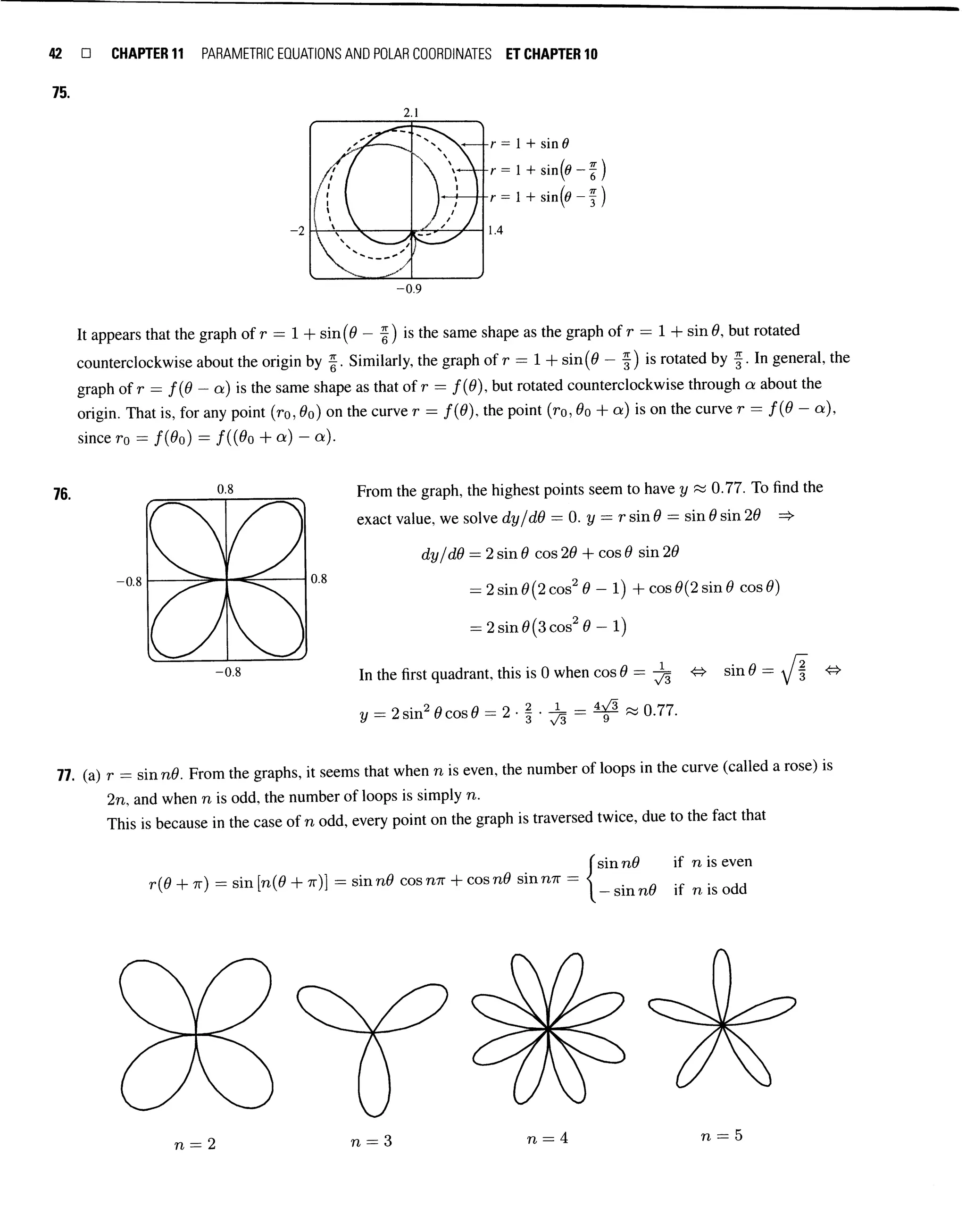 10 parametric equations %26 polar coordinates | PDF
