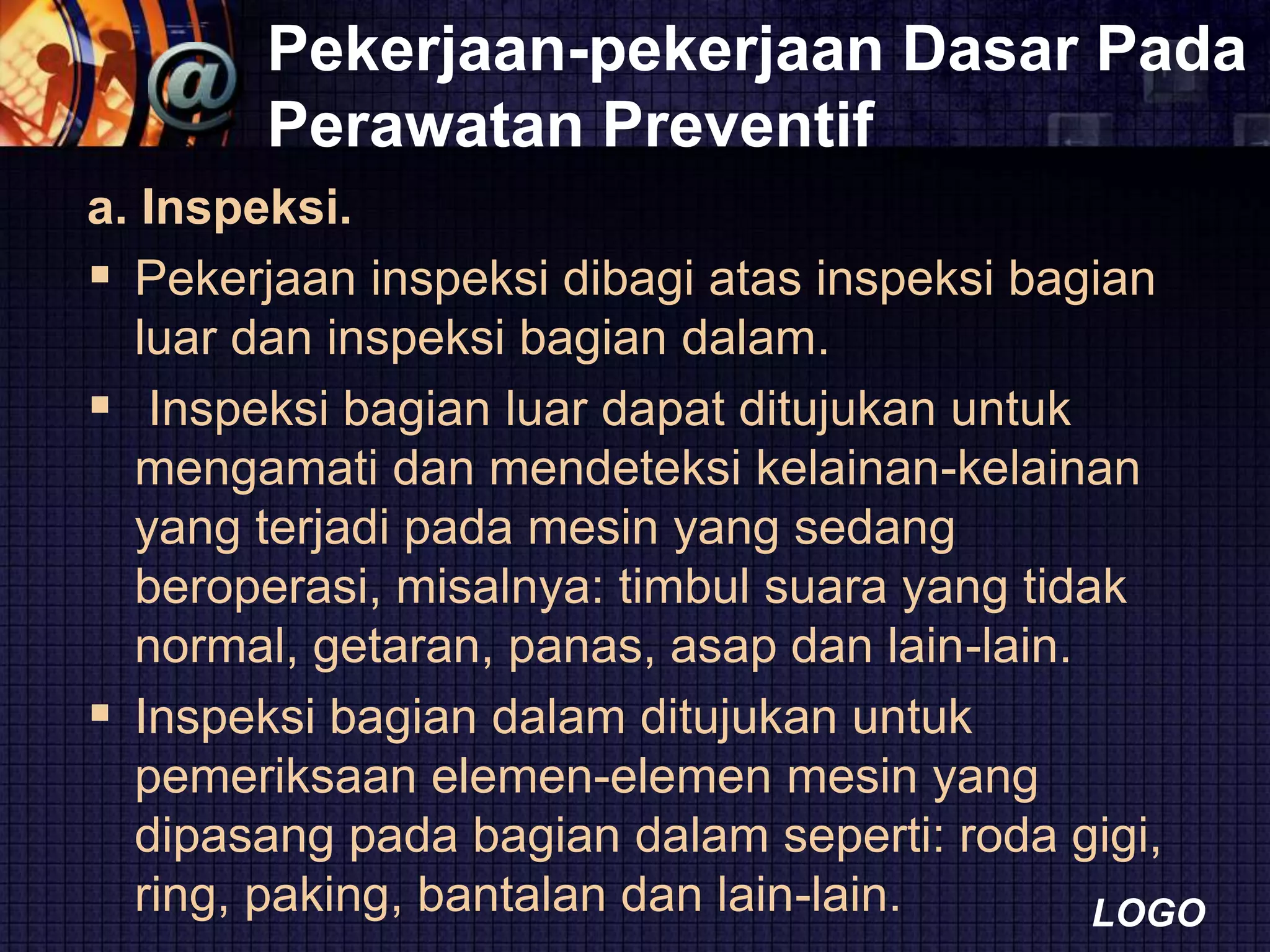 10. perawatan mesin dan peralatan | PPTX