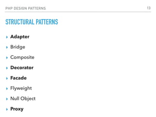 10 PHP Design Patterns #burningkeyboards | PDF