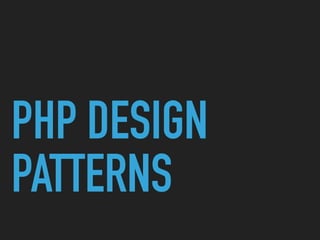 10 PHP Design Patterns #burningkeyboards | PDF