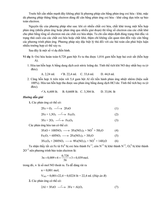10 phuong-phap-giai-nhanh-bai-tap-trac-nghiem-hoa-hoc | PDF