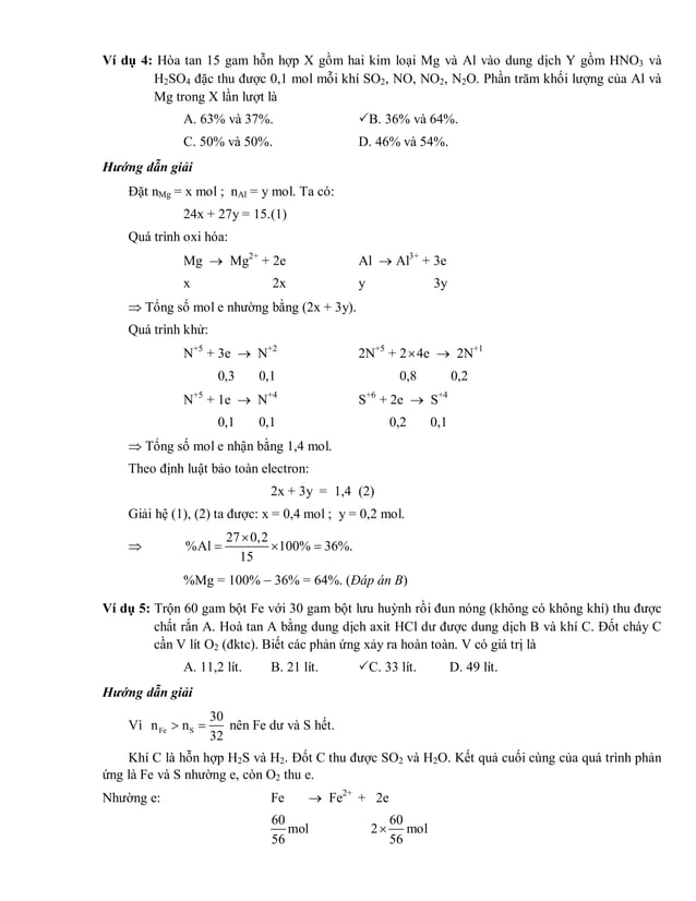 10 phuong-phap-giai-nhanh-bai-tap-trac-nghiem-hoa-hoc | PDF