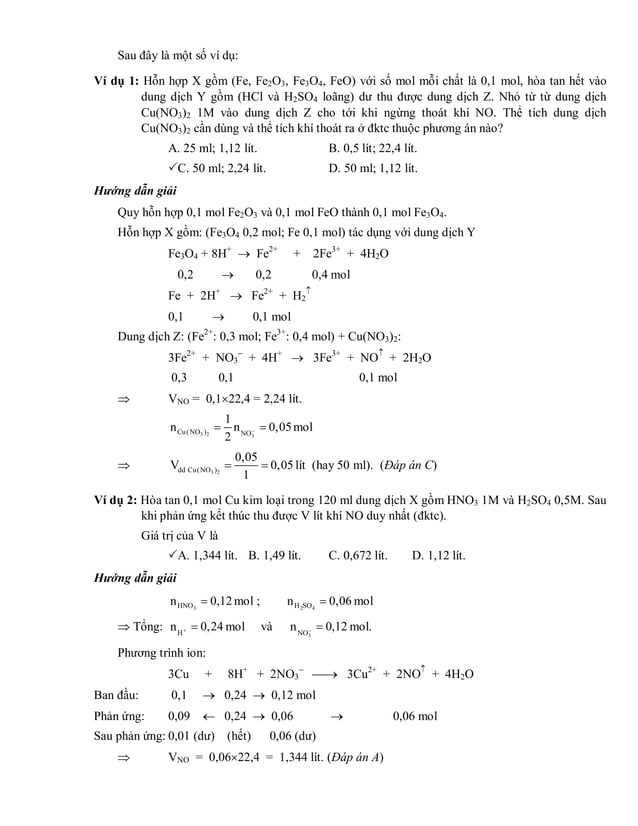 10 phuong-phap-giai-nhanh-bai-tap-trac-nghiem-hoa-hoc | PDF