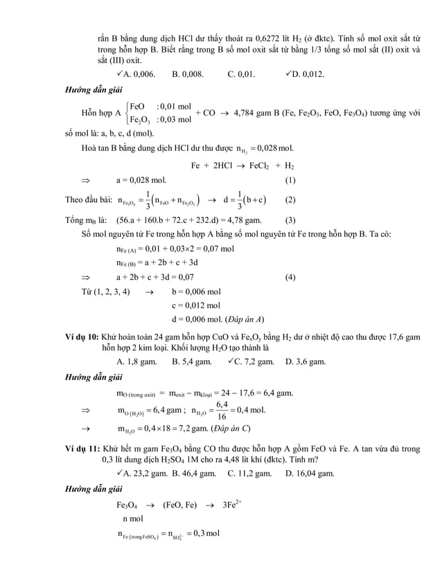 10 phuong-phap-giai-nhanh-bai-tap-trac-nghiem-hoa-hoc | PDF