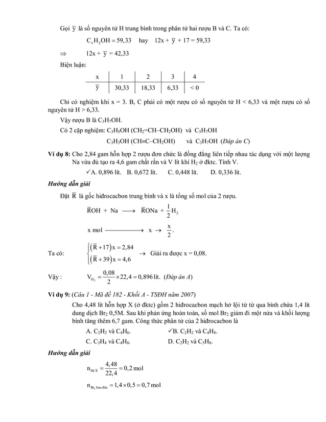 10 phuong-phap-giai-nhanh-bai-tap-trac-nghiem-hoa-hoc | PDF