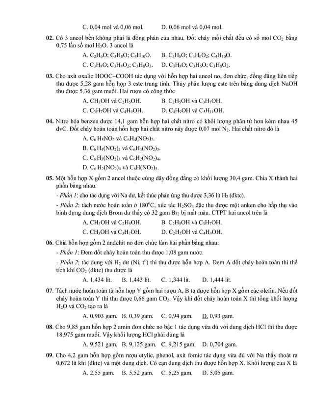 10 phuong-phap-giai-nhanh-bai-tap-trac-nghiem-hoa-hoc | PDF