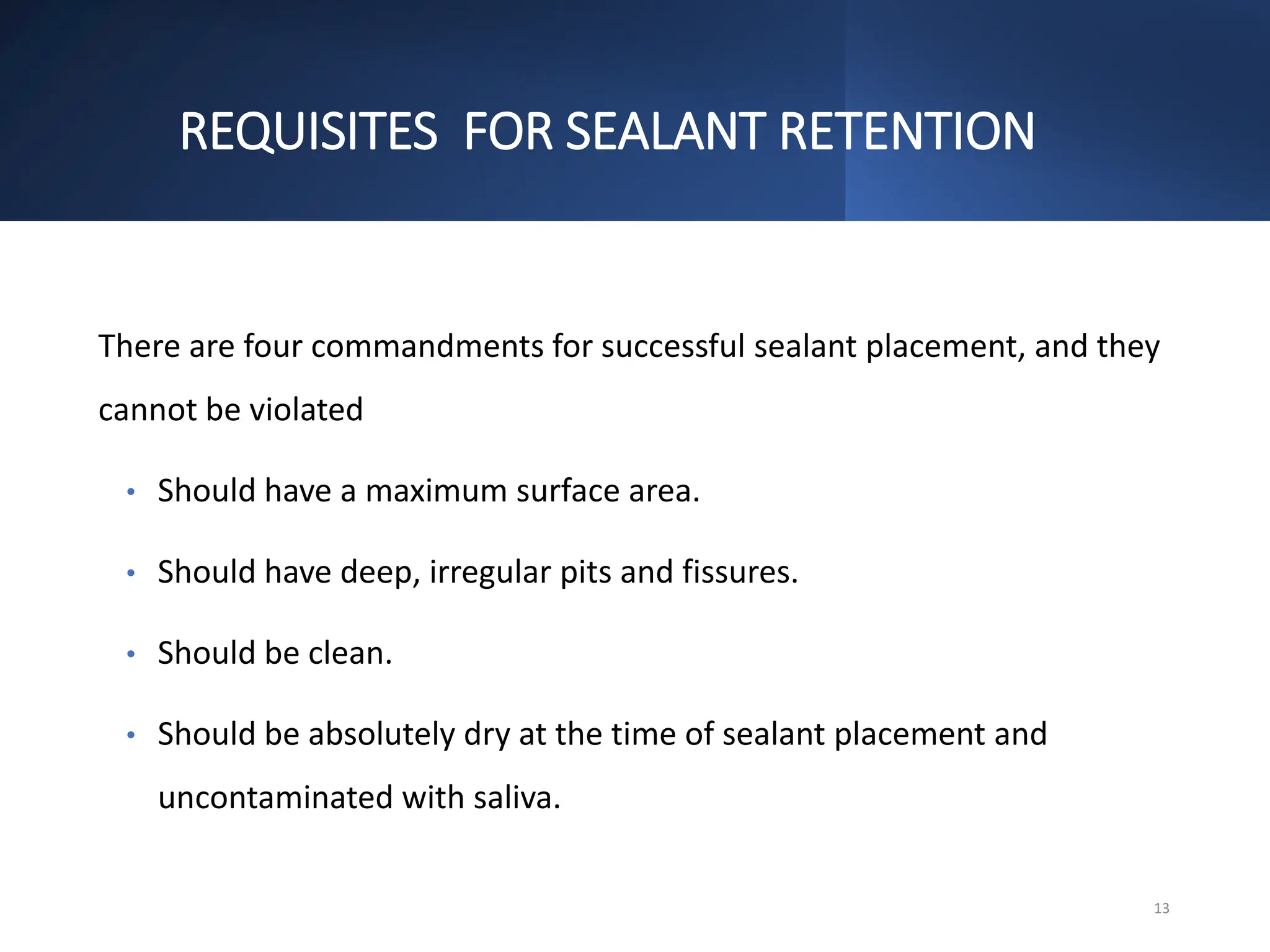 PIT AND FISSURE SEALANTS | PPTX