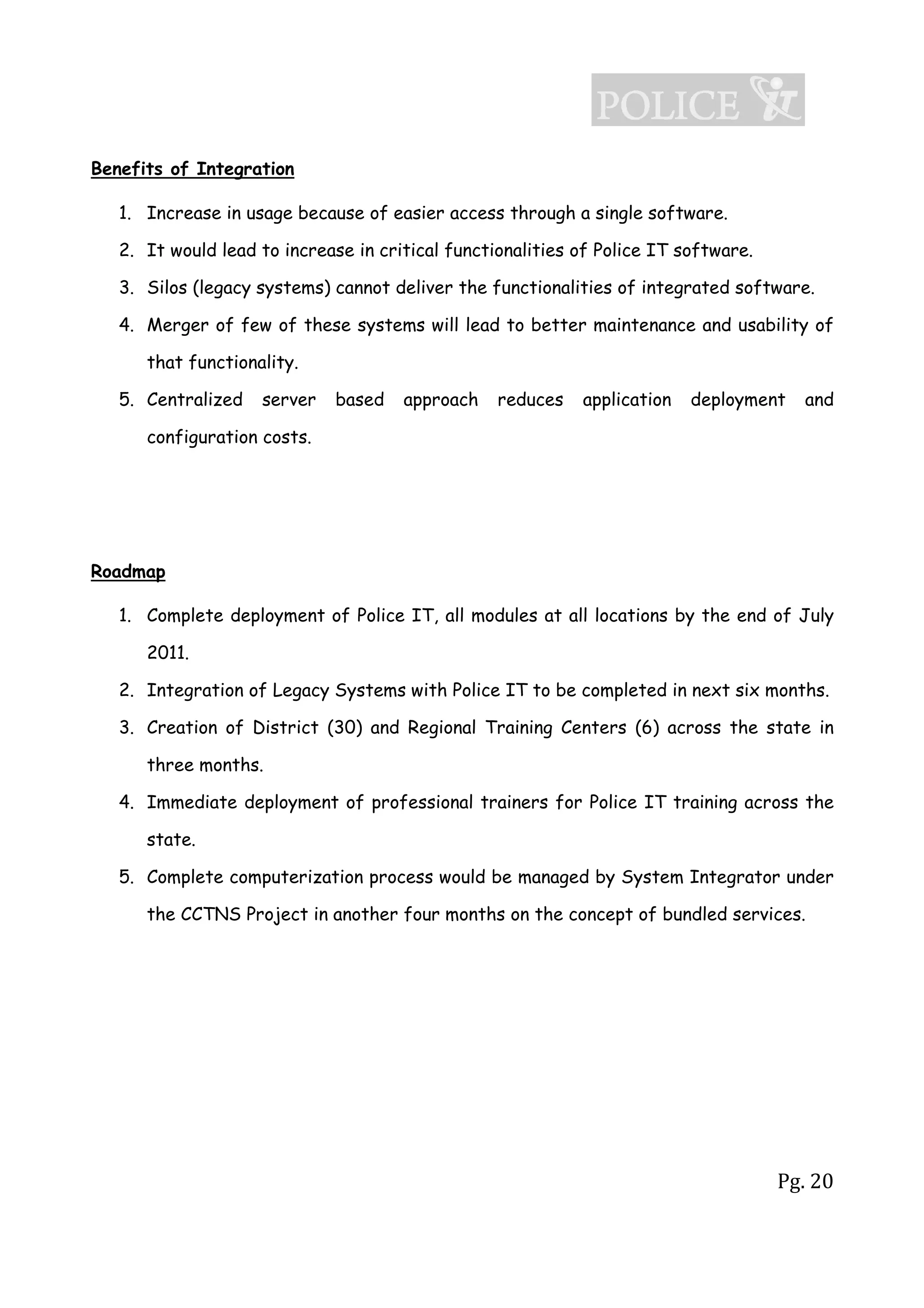 Police IT Application | PDF