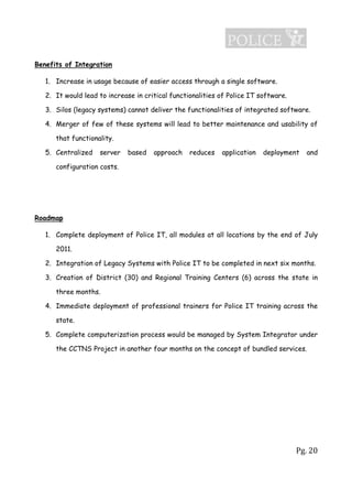 Police IT Application | PDF