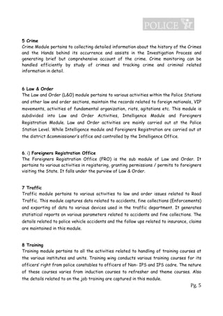 Police IT Application | PDF