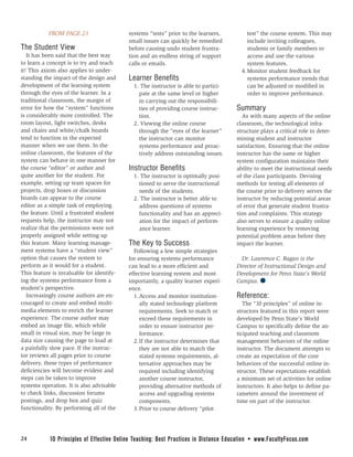 10 principles-of-effective-online-teaching | PDF