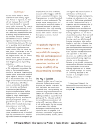 10 principles-of-effective-online-teaching | PDF