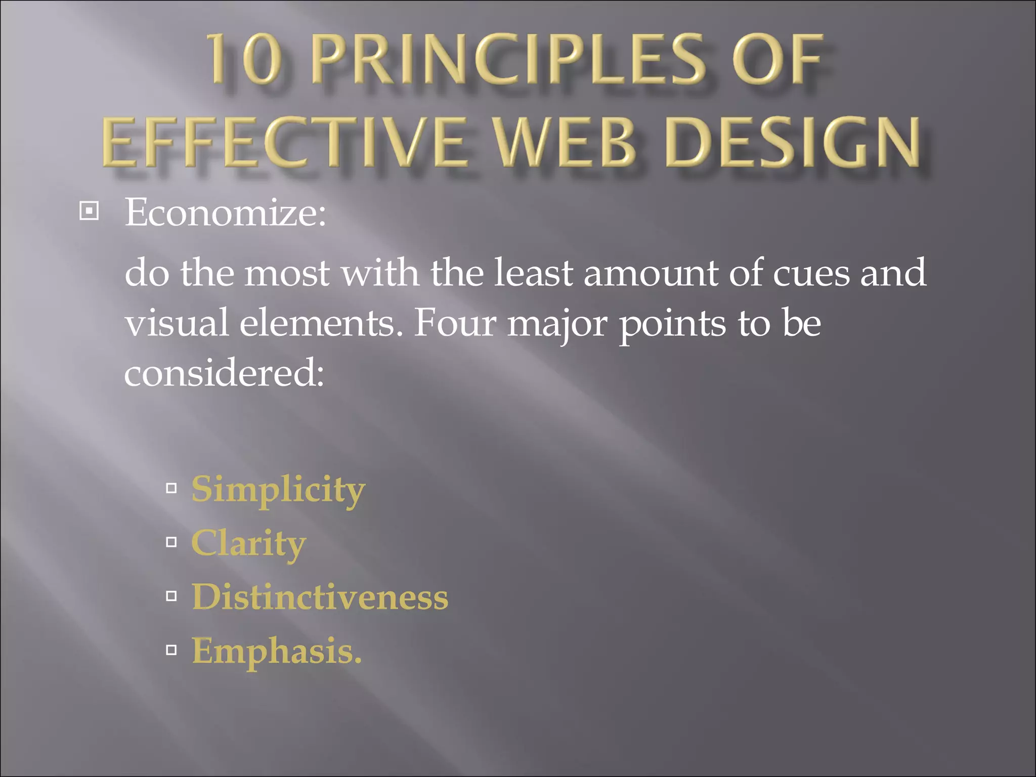 10 Principles Of Effective Web Design | PPT