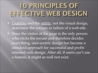 10 Principles Of Effective Web Design | PPT
