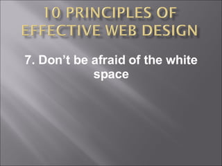 10 Principles Of Effective Web Design | PPT