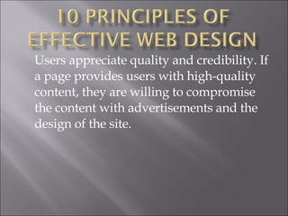 10 Principles Of Effective Web Design | PPT