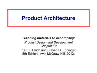 10---Product_Architecture.ppt
