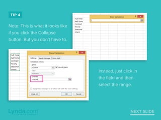 Ten Tips to Make You More Productive in Excel | PDF | Computing ...