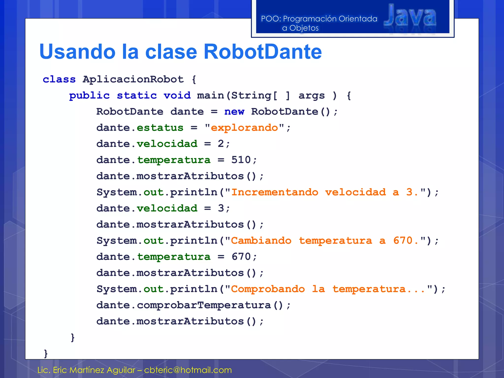 10. programación orientada a objetos (java) | PDF | Programming ...