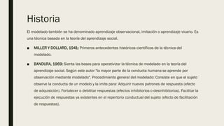 Técnica de Aprendizaje Social: Modelamiento | PDF