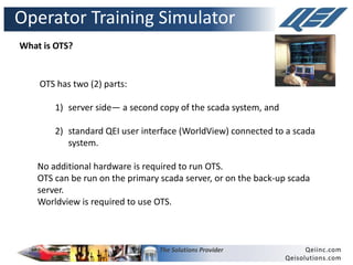QEI SCADA Training | PPTX | Computing | Technology & Computing