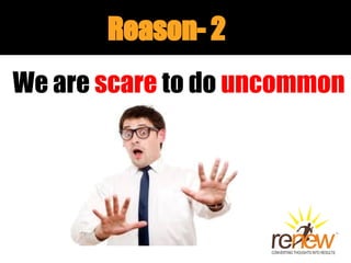 10 reasons, why we do not implement what we know or learn ? | PDF